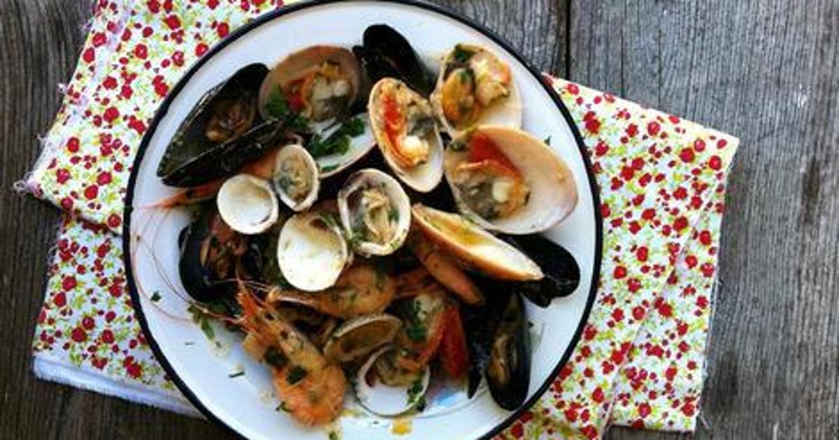 Buzara od školjki i kozica