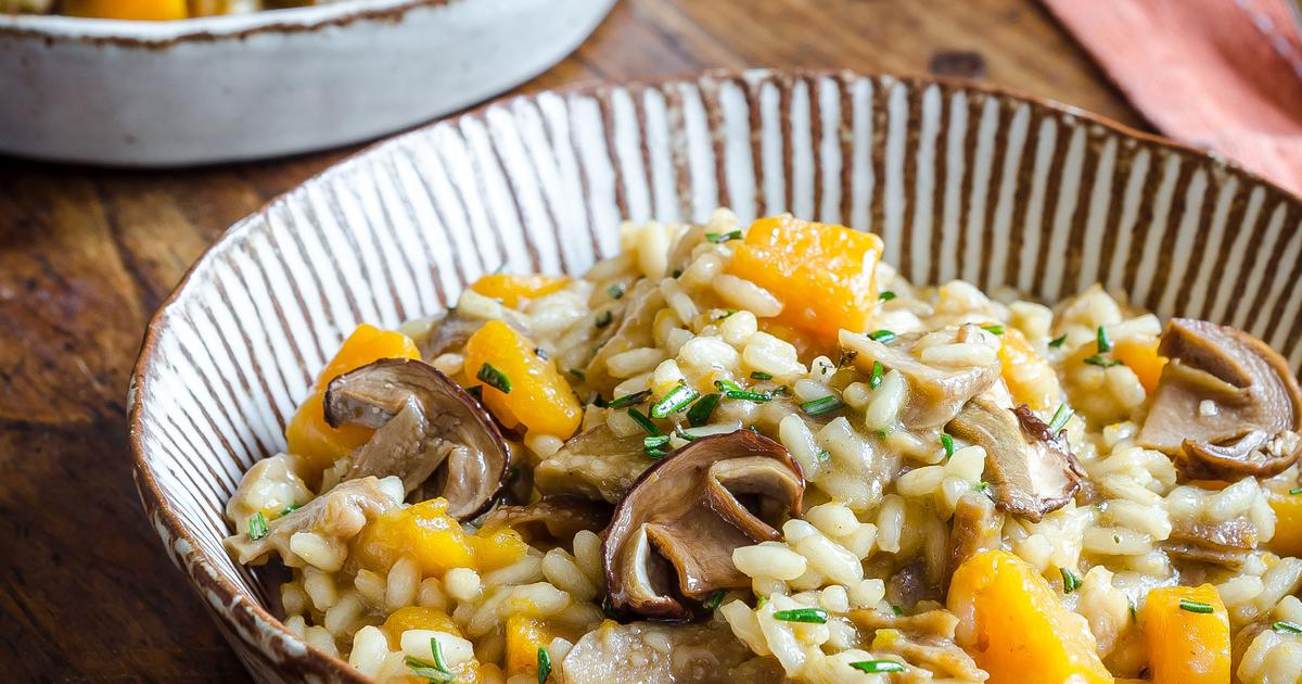 Brzinski ručak: Jesenski rižot od buče s vrganjima