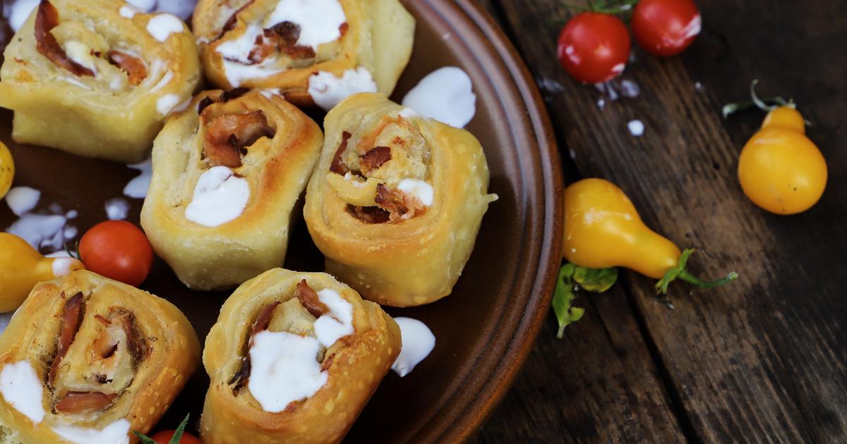 Ljetne pizza rolice s lososom i mascarpone sirom