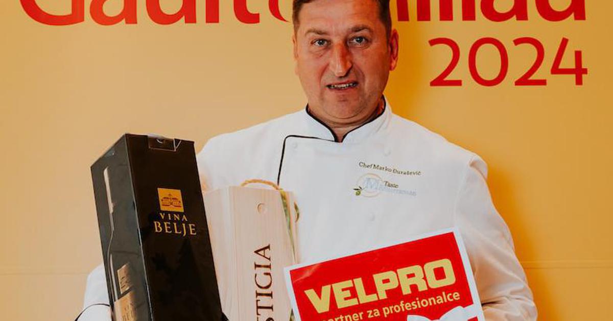 Marko Đurašević je chef godine po izboru vodiča Gault&Millau Croatia