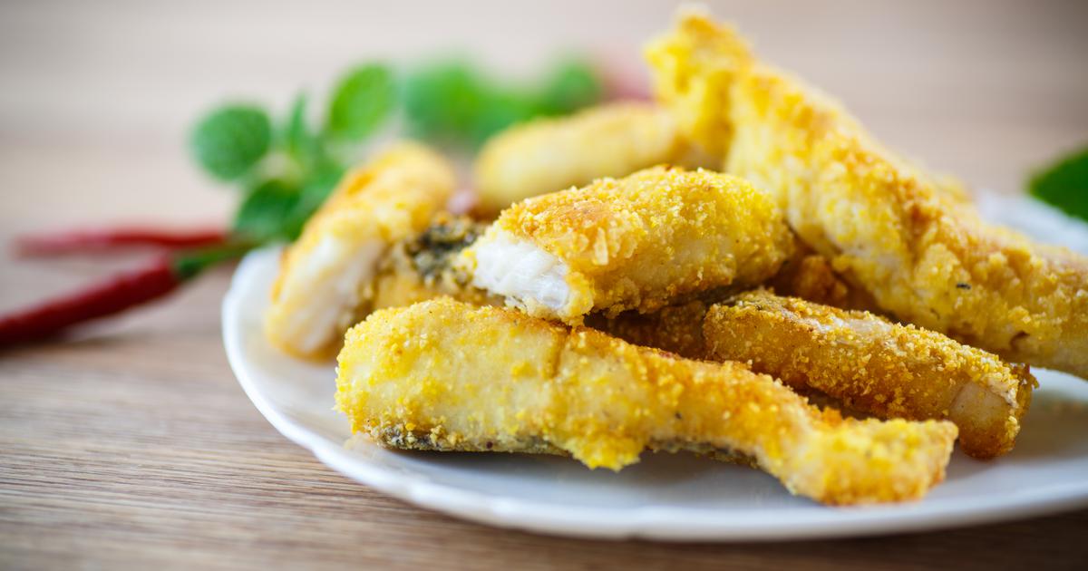 Hrskavi oslić u omotaču od palente i začina