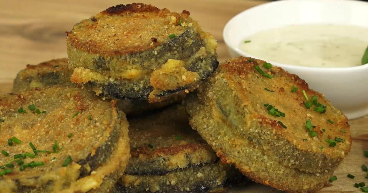 Pohani patlidžani punjeni šunkom i sirom