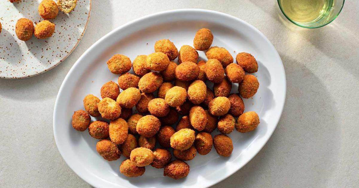 Pikantne pohane masline, za guštanje uz čašu prosecca