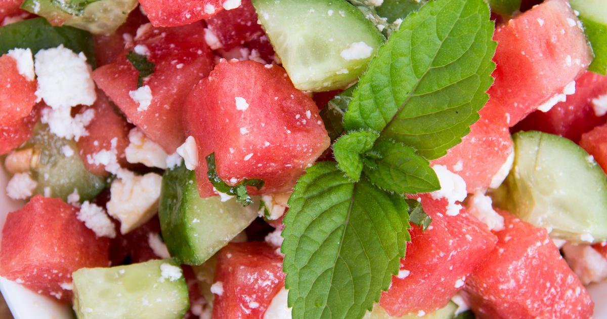 Salata od lubenice - najbolja kombinacija voća i povrća